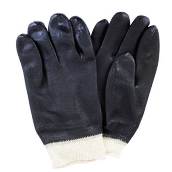 Safety Zone Glove, PVC, Rough Finish, Double Dipped, Jersey Lining ...